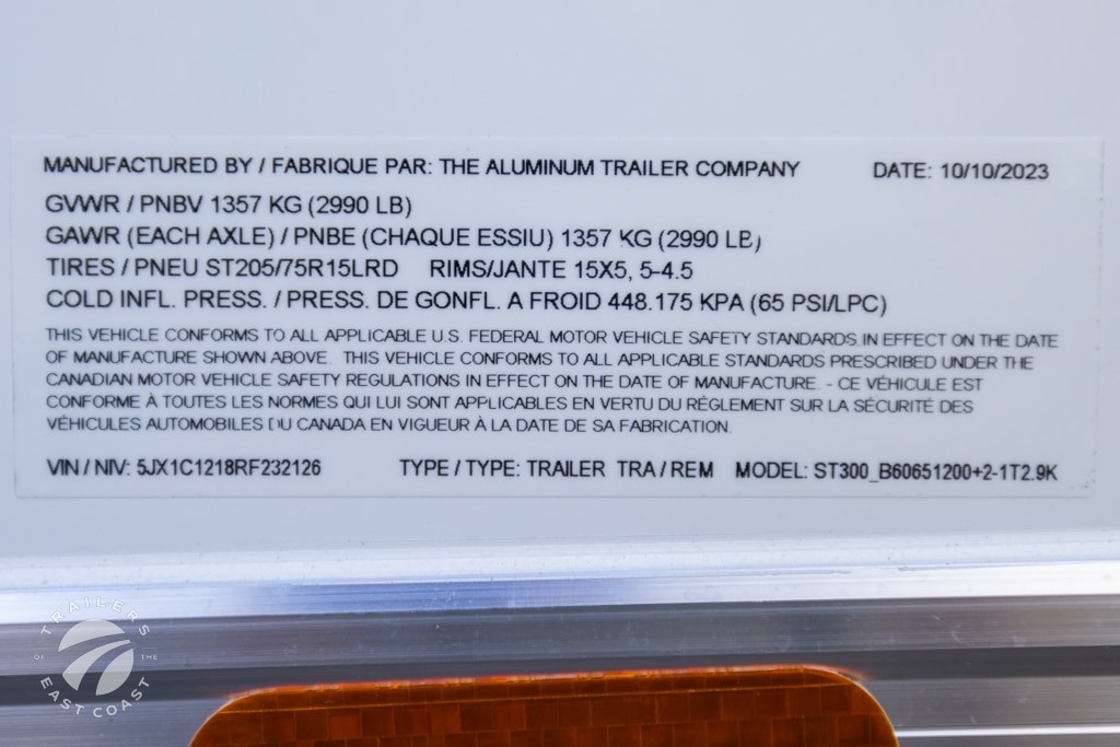 2024 ATC STo 300 6x12+2 Aluminum Cargo Trailer (RF232126)