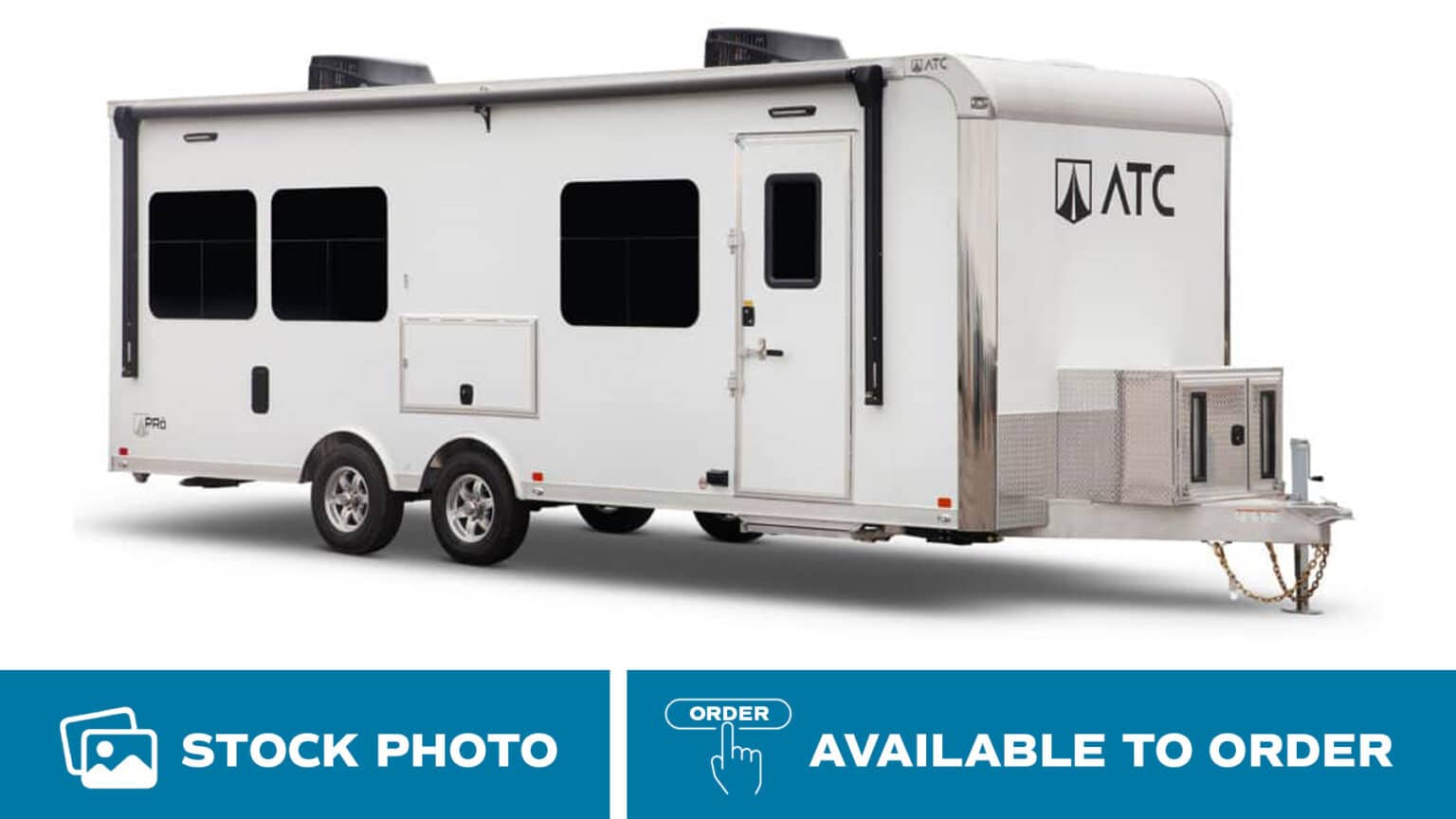 2026 ATC PRo 300C 24ft. Aluminum Office Trailer - Bathroom (AVAILABLE ...
